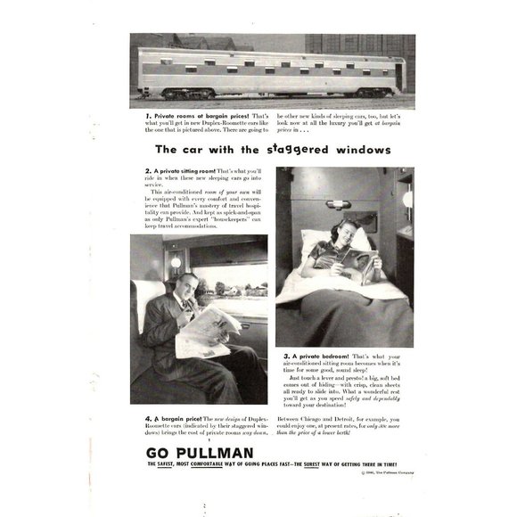 Pullman | Wall Decor | 946 Go Pullman The Car With The Staggered Window ...